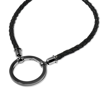 La Loop | The Wolfe | Italian Braided Leather W/ Gunmetal Loop - Niche ...